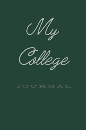 My College Journal: Myers, J.C.: Amazon.com: Books