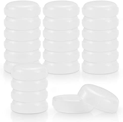 Suiwotin 24pcs 1-1/2 Inch Wrought Iron Chair Leg Glides, Plastic ...