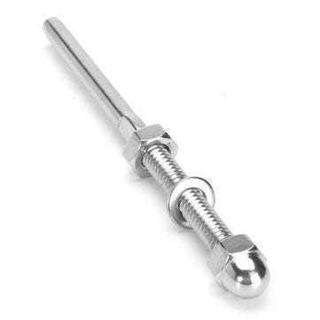 Generic Stainless Steel Handrail Railing Cable Tensioner Threaded Stud ...