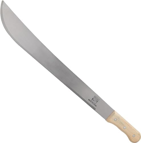Amazon.com : CROC24-W 24" Martindale Crocodile Machete Wood Handle with ...