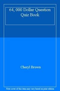 Buy 64, 000 Dollar Question Quiz Book Book Online at Low Prices in ...