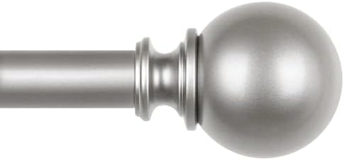 Amazon.com: KAMANINA Bronze Curtain Rods for Windows 72 to 144 Inches ...