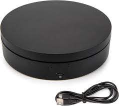 Rotating Electric Turn Table (Black) For Cake Decoration : Amazon.in ...