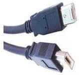 Amazon.com: PASOW FireWire 800 to 400 9 to 6 pin Cable (9pin 6pin) 6FT, IEEE 1394 Firewire 800 9 ...