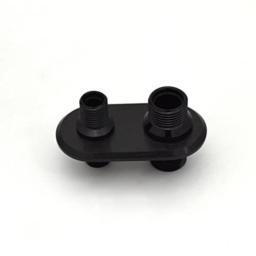 2-Port Billet Aluminum Firewall Heater & A/C Bulkhead Connector Hot Rod ...