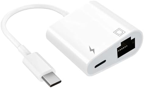 Amazon.com: DICKMITH USB C to Ethernet Adapter 2 in 1 USB C to RJ45 ...