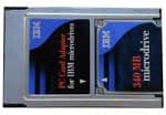 Canon IBM Microdrive 340MB Kamera Microdrive + PC Card Adapter für ...