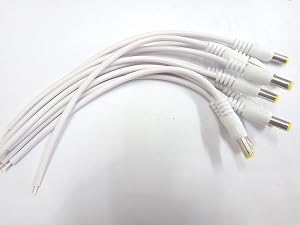 MALE DC PIN WITH 6 INCH COPPER CABLE (PACK OF 2) : Amazon.in: Home ...