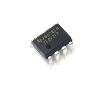 SMD TL072IP TL072 Low Noise JFET Dual Op-Amp DIP-8 IC (TL 072) (Pack of ...