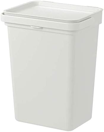 Ikea Polypropylene Plastic Filur Bin With Swing-Lid Bin With Lid, White ...