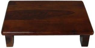 Handmade wooden choki, pata for pooja by Saffron Panda : Amazon.in ...