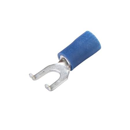 16-14 Gauge Vinyl Insulated #6 Flanged Spade Terminal Connectors (100 ...