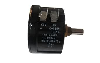 CCW CW C-R10K R10K R20K R30K R50K Multiturn Potentiometer 3 Turns Shaft ...
