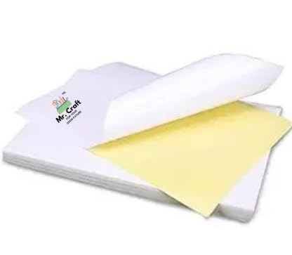 MR. CRAFT Sticker Self-Adhesive Glossy Photo Paper A4 Size 120 GSM for ...