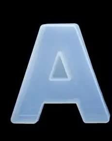 RAKA- Individual Alphabet Letter Casting Silicone Resin Mould Size - 4. ...
