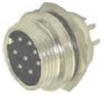 Amazon.com: Connector FM14-8 8-pin Male Panel Mount Chassis Jack ...