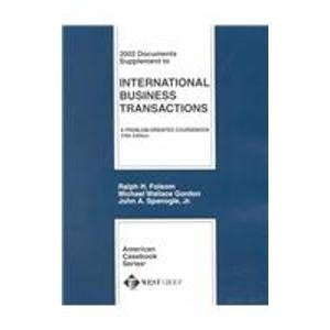 2002 Documents Supplement to International Business Transactions: A ...