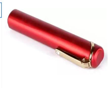 Pocket Clip Lighter Refillable Pen Style Lighter Cigarette Lighter (Red ...