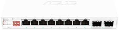 Amazon.com: ASUS QG-U1080, 5-Port 2.5G and 2-Port 10G SFP+ Unmanaged Switch, Support 4 ...