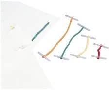 BOX OF 100 PLASTIC TREASURY TAGS GREEN 76MM 975588 : Amazon.co.uk ...