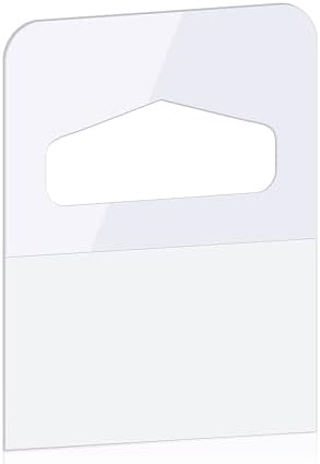 Amazon.com : 400 Pcs Hang Tags Clear Self Adhesive Hang Tabs, Plastic ...