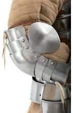 Amazon.com: Medieval Imperial Floating Elbow Arm Armour Silver ...