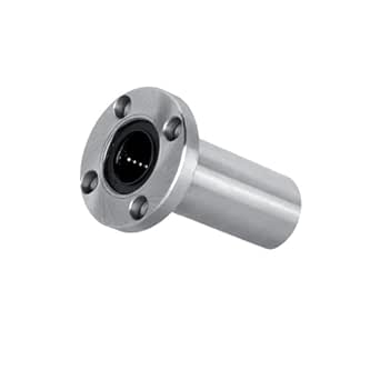 1pc LMF25LUU Long Type Round Flange Linear Bushing Linear Bearing for Linear Shaft 3D Printer ...