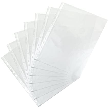 A3 Size Transparent Sheets Protector Punch Pockets 200microns by VSM ...