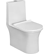 Hindware One-piece Western Commode for Bathroom, Touch-free, Floor ...