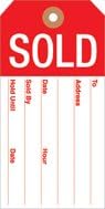 Amazon.com : SLD700 Sold Tags Reinforced Red and White 2 3/8" x 4 3/4 ...