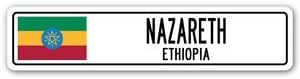 Amazon.com: NAZARETH, ETHIOPIA Street Sign Sticker Decal Wall Window ...