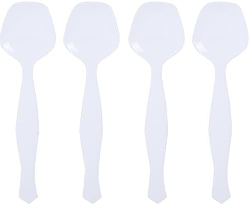 Amazon.com: Plasticpro Disposable Plastic Serving Spoons Durable Heavy ...