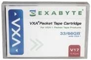 Amazon.com: Exabyte 111.00103 8mm V17 VXA 170m 33/66GB Tape Cartridge ...