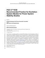 IEEE 421.5-2016 IEEE Recommended Practice for Excitation System Models ...