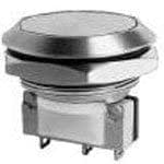 AV1630C900, Switch Push Button N.O. SPST Round Curved Button 0.2A 48VDC ...