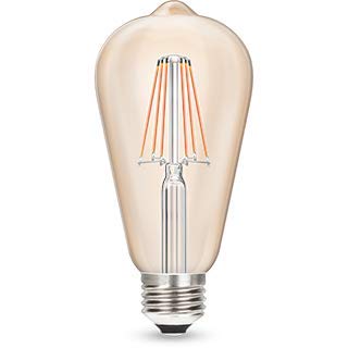 Buy wipro e27 bulb - 8 Watt filament led bulb GOLD yellow (2200K ...