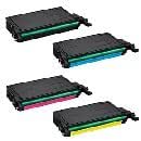 Amazon.com: Remanufactured CLP-620 Toner Cartridges Combo - 4pk (BCMY ...