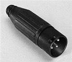 Amazon.com: Switchcraft AAA3MBZ 3-Pin Male XLR Connector Cable End with Black Metal Handle-by ...