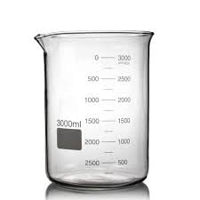professional labware glass beaker 3000ml set 1 : Amazon.in: Home & Kitchen