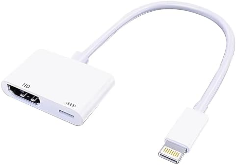 Amazon.com: iPhone to HDMI Adapter,[Apple MFi Certified] 1080P ...