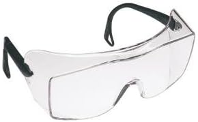Amazon.com: 3M OX 2000 Series Safety Glasses With Black Frame And Clear ...