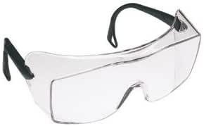 Amazon.com: 3M OX 2000 Series Safety Glasses With Black Frame And Clear ...