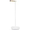 Amazon.com: Amazon Basics Toilet Paper Stand with Reserve - White/Beech ...