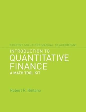 Introduction to Quantitative Finance: A Math Tool Kit: 9780262514347 ...