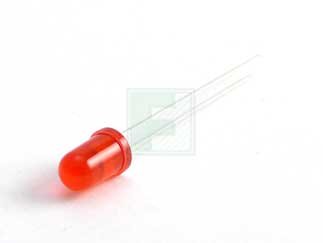 LITE-ON LTL-4223 Optoelectronics leds Red 5 mm 36° Tinted Diffused 19 ...