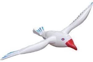 2 x Large Inflatable 76cm SeaGull Bird Hawaiian Beach Fancy Dress Party ...