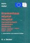 Trilingual Hospital Dictionary, German and French and English ...