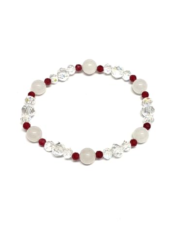 Amazon.com: Crystal, Jade & Ruby Bracelet : Handmade Products
