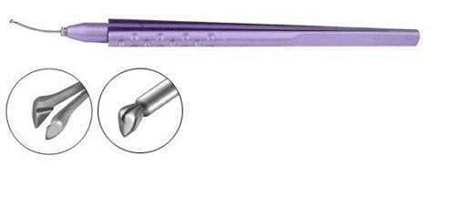 Fine-Ikeda MICS Capsulorrhexis Forceps 23 gauge curved tip 1mm : Amazon ...