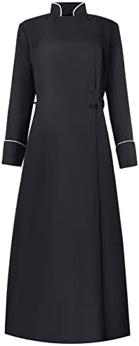 Amazon.com: Faltern Clergy Robes Women Minister Choir Robe Medieval ...